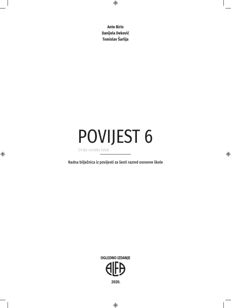 Povijest 6 RB - Odgovori | PDF