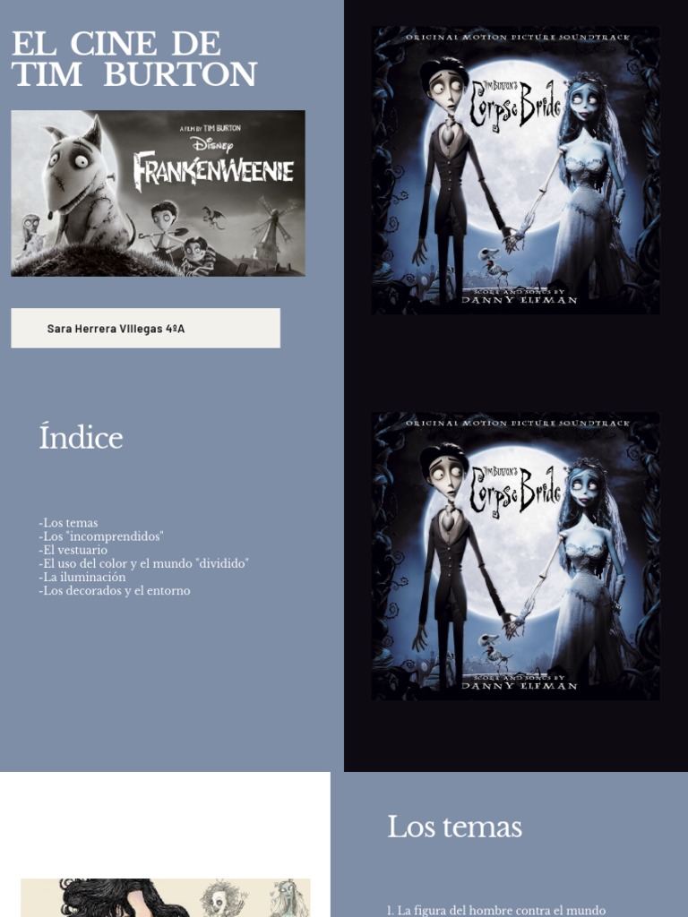 El Cine de Tim Burton | PDF | Expresionismo | Color