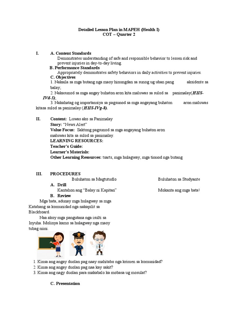 Detailed Lesson Plan in MAPEH I | PDF