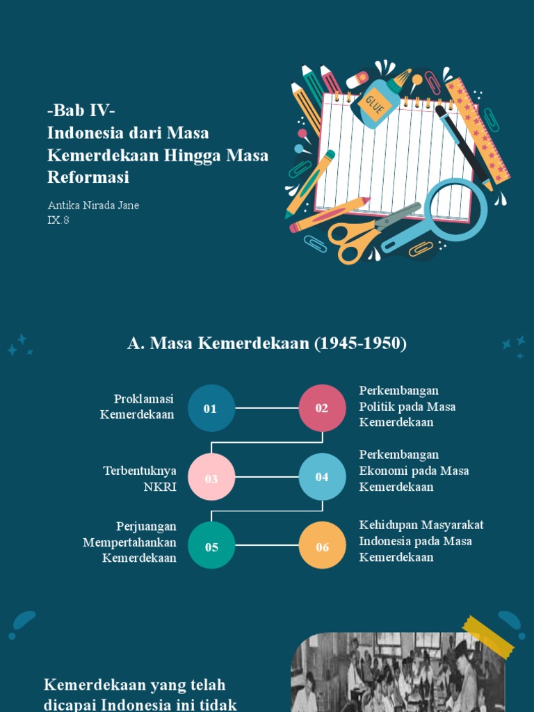 Indonesia Dari Masa Kemerdekaan Hingga Reformasi - IPS Kelas IX ...