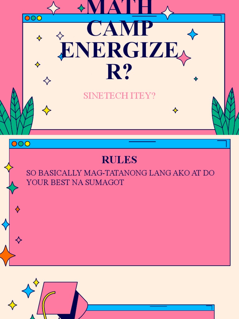 Energizer | PDF | Games & Activities