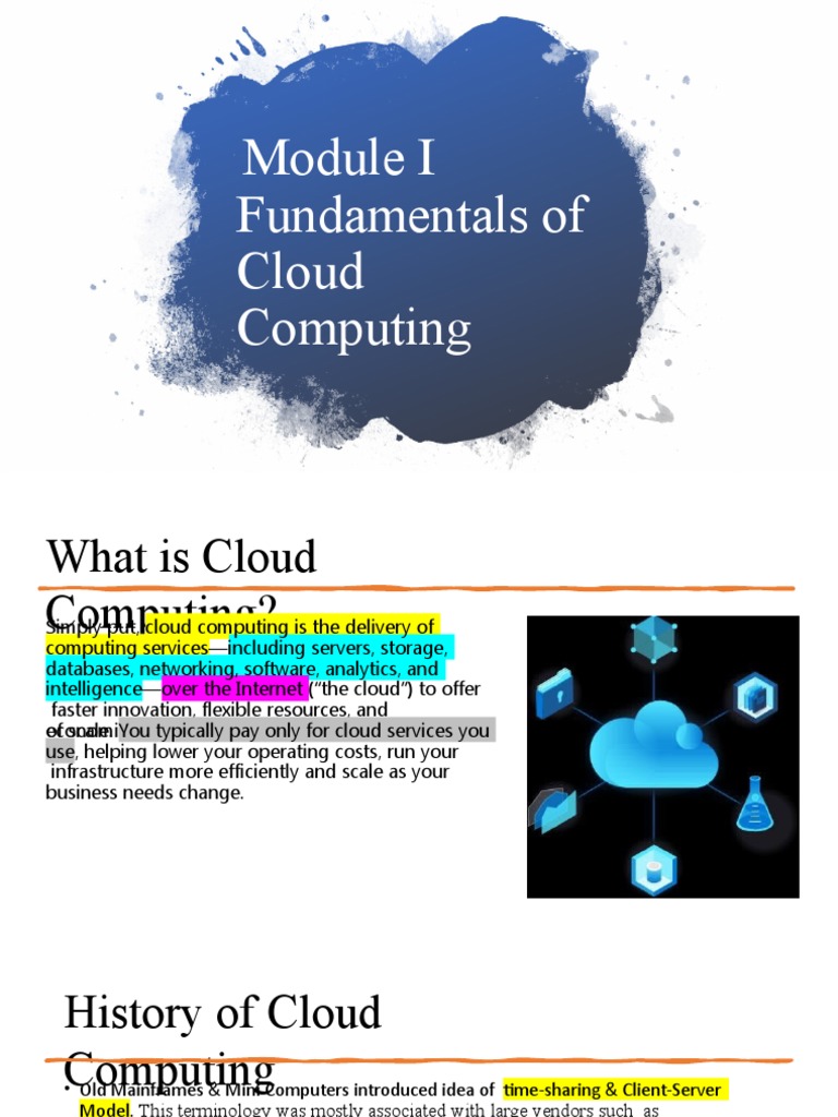 Fundamentals of Cloud Computing | PDF | Cloud Computing | Software As A Service