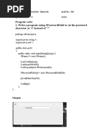 TYBCA VI Slip Solution | PDF | Computer Science | Java Specification Requests