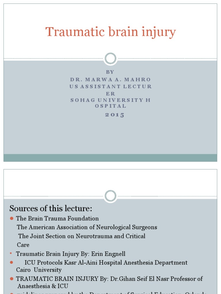Understanding Traumatic Brain Injury | PDF | Traumatic Brain Injury ...