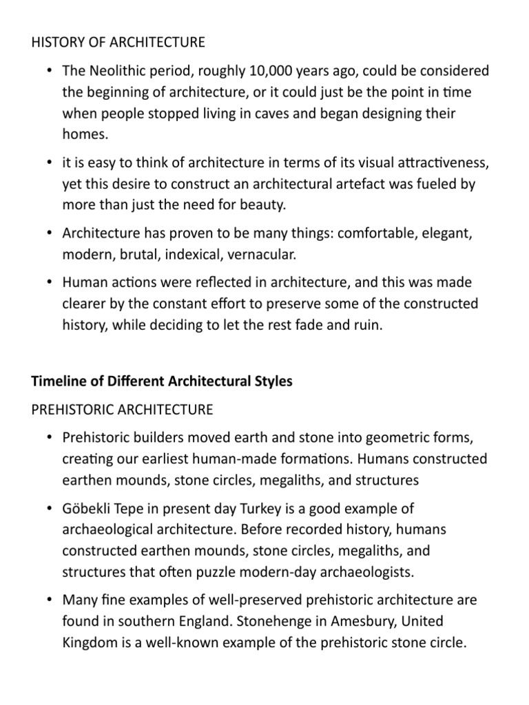 History Of Architecture Lecture Notes Pdf Gothic Architecture Column 2081
