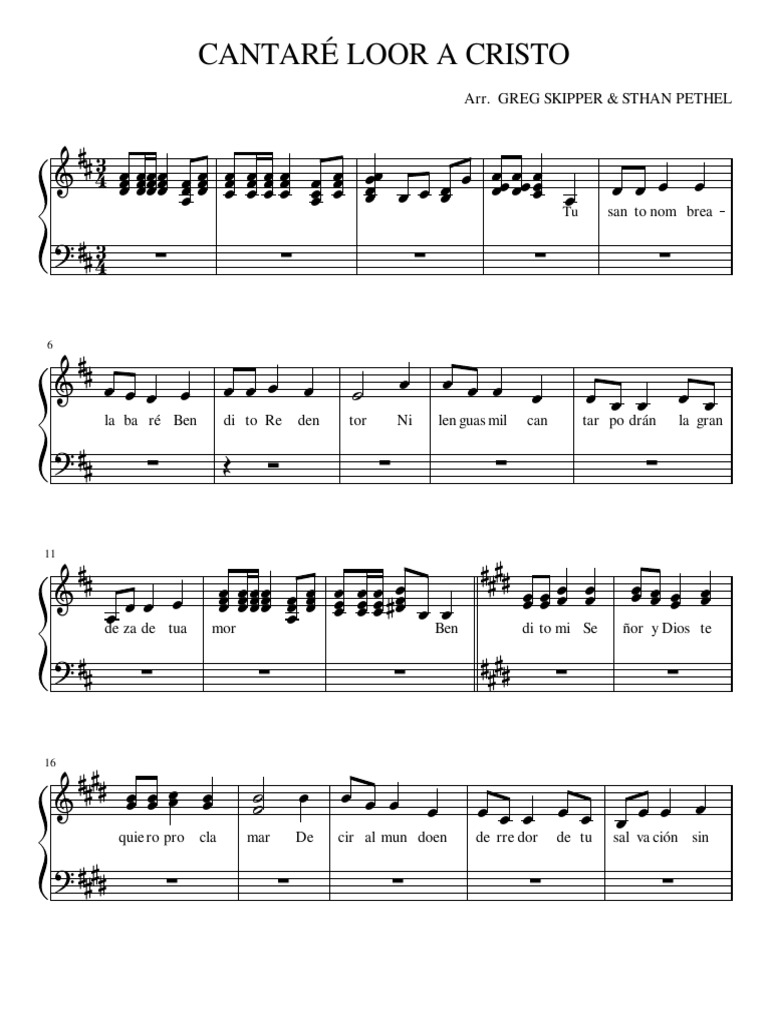 CANTARÉ_LOOR_A_CRISTO | PDF