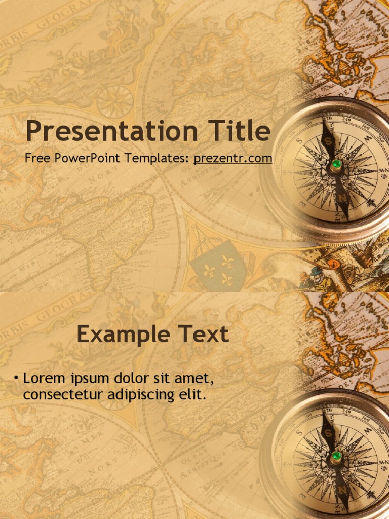 History PowerPoint Template | PDF