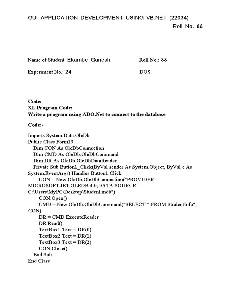 24 Gad | PDF | Microsoft Access | Software