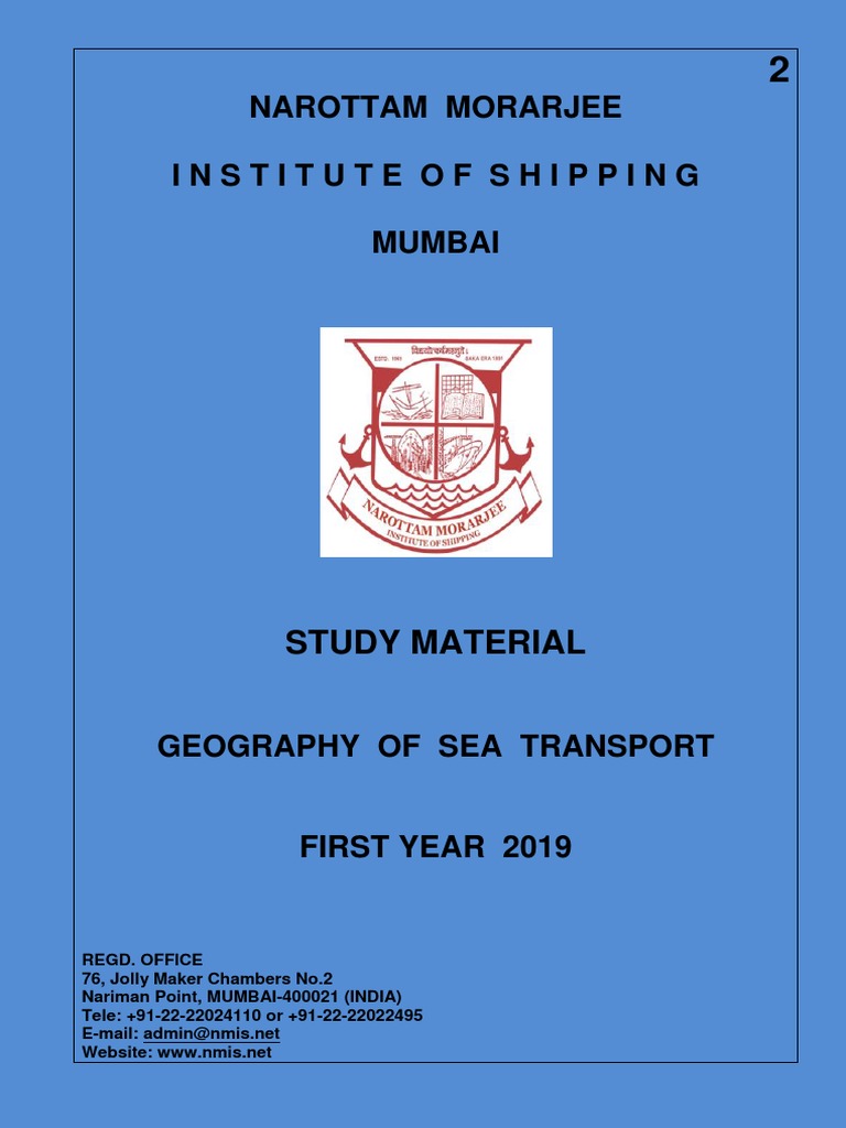 Geography of Sea Transport Overview | PDF | Pipeline Transport | Transport