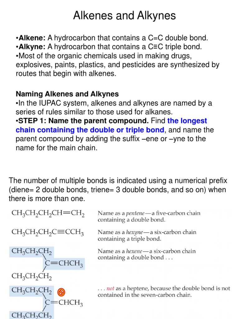 Lects. 15,16 (OH) Alkenes & Aromaticity +answers | PDF | Alkene ...