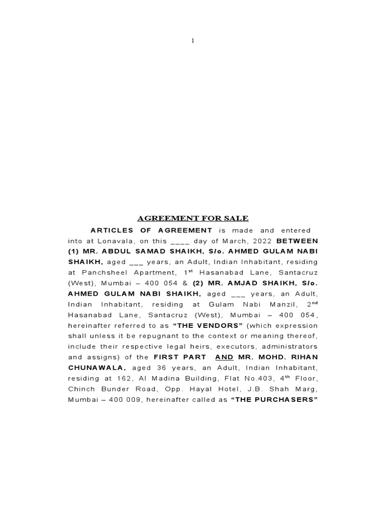 Mail 22.3 Agree Mohd. Rihan Chunawala Vinayak | PDF | Banks | Mortgage Law