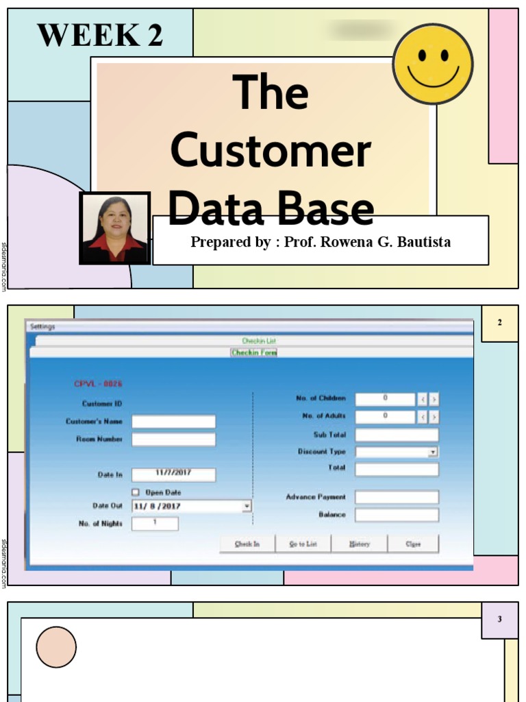 Day 2 The Customer Data Base | Download Free PDF | Databases | Data