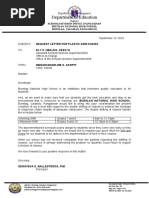 Letter Request Cement | PDF