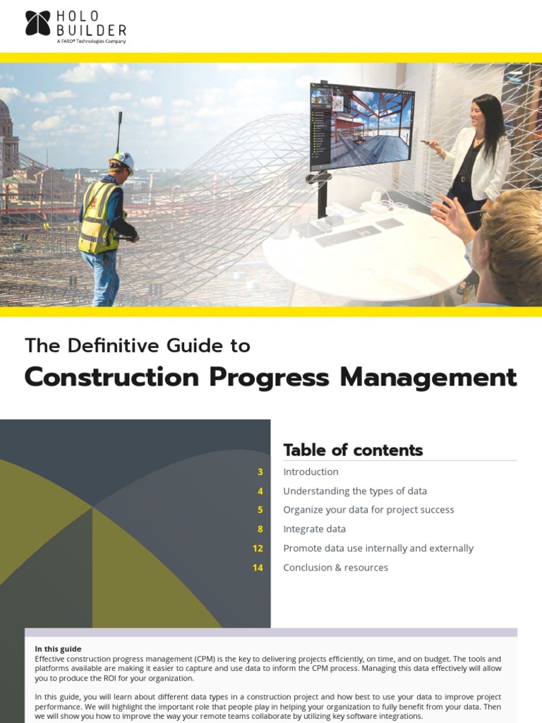 The Definitive Guide To Construction Progress Management | PDF ...