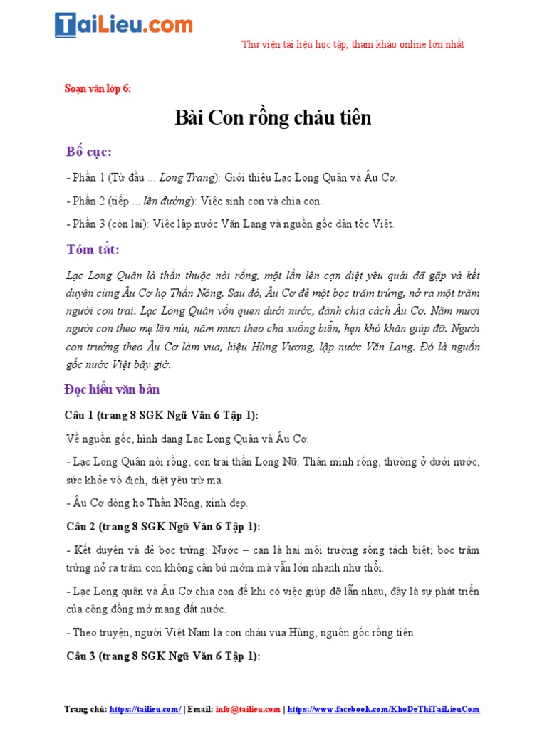 2021022214161660335a407e3a3 - Soan Bai Con Rong Chau Tien Lop 6 | PDF