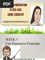 Reviewer For Ellna English Grade 3 | PDF | Language Arts & Discipline