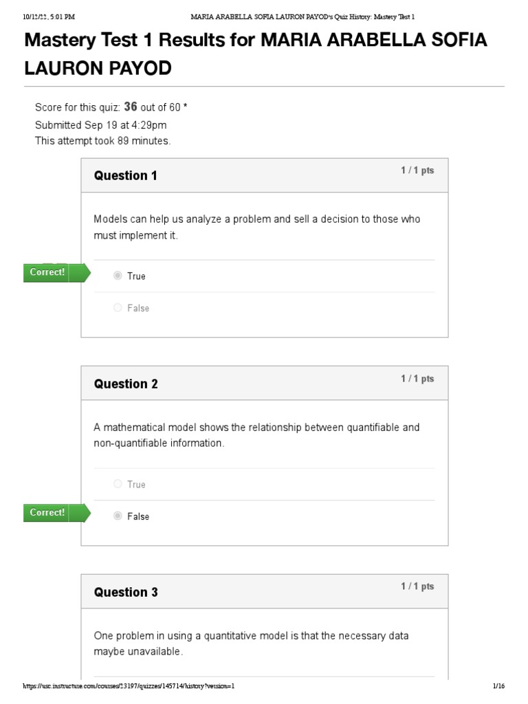 Mansci Mastery Tests | Download Free PDF | Linear Programming ... Mansci Mastery Tests | Download Free PDF | Linear Programming ...