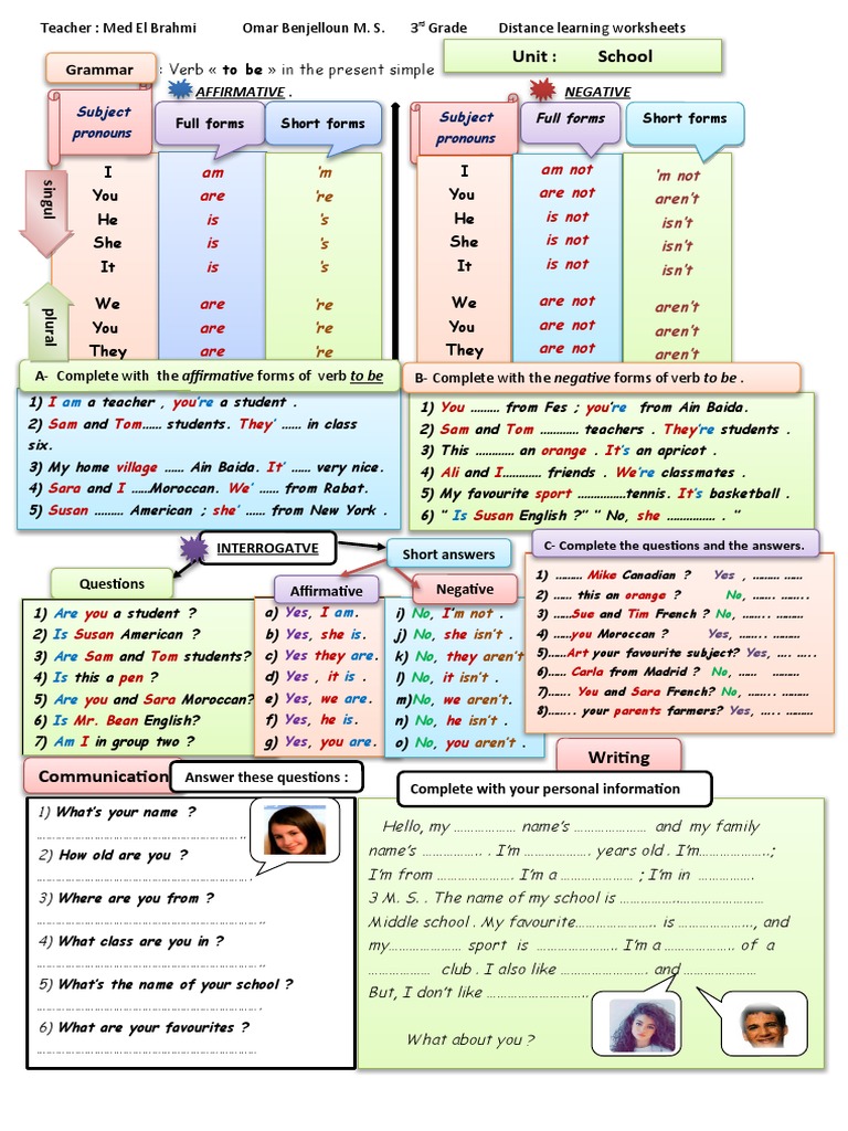 Grammar Verb To Be Pdf Linguistic Typology Language Mechanics