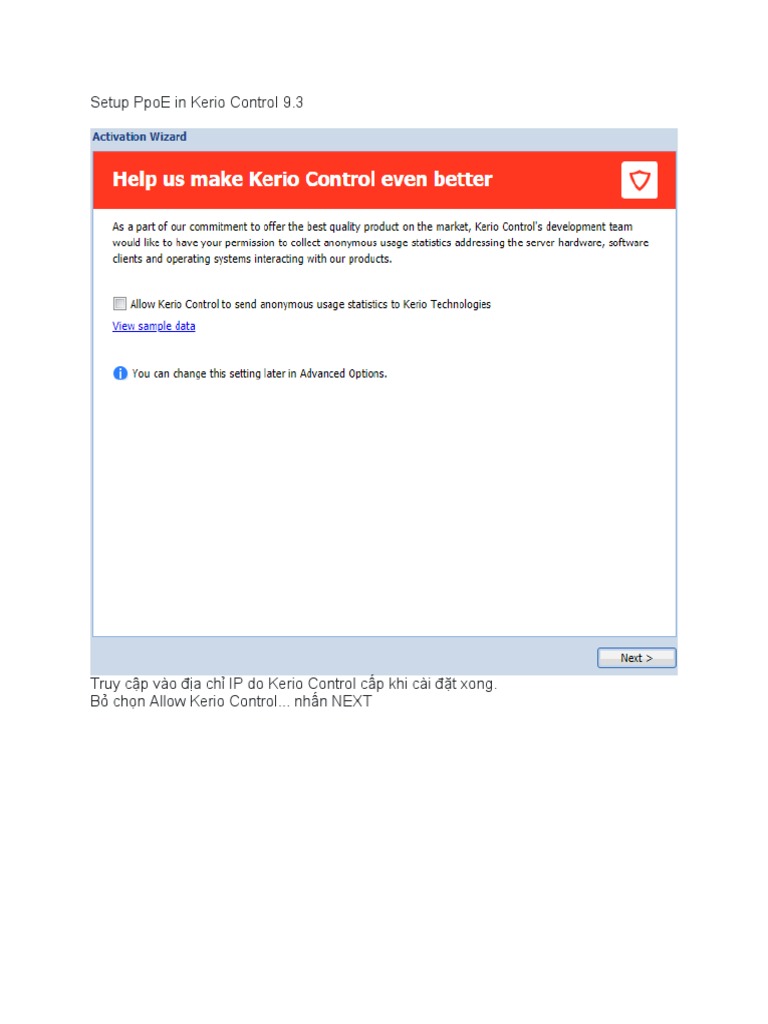 Setup PpoE in Kerio Control 9 | PDF