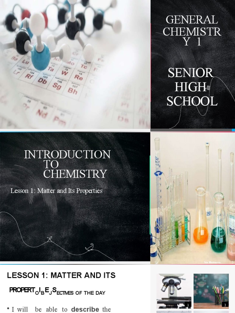 General Chemistry1 Week 1 Matter Pdf Mixture Matter