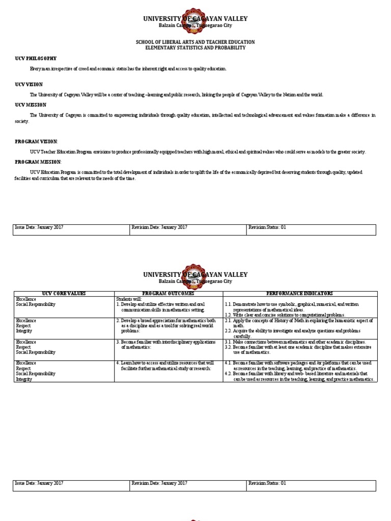 Elementary Statistics and Probability | PDF | Mathematics | Probability Distribution