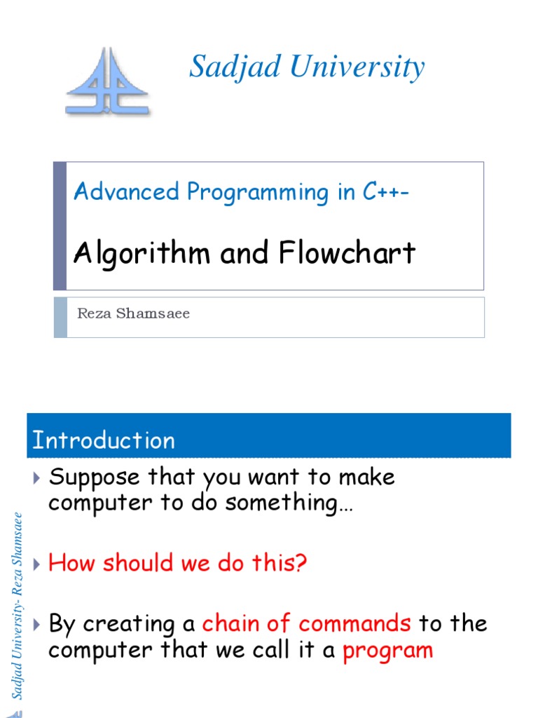 الگوریتم و فلوچارت | PDF | Algorithms | Applied Mathematics
