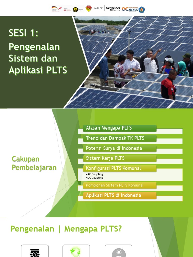 1 Pengenalan Sistem Dan Aplikasi PLTS | PDF