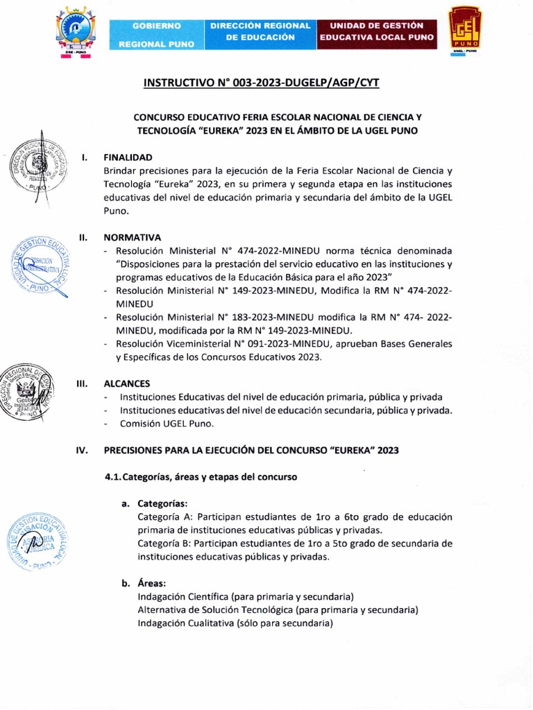 Instructivo Xxxiii Fencyt 2023 | PDF