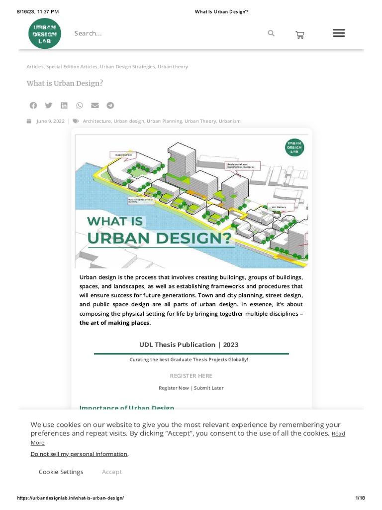 What Is Urban Design | PDF | Urban Design | Http Cookie