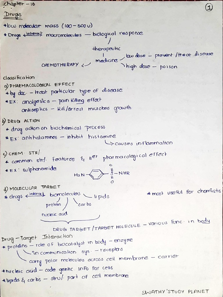 Chemistry in Everyday Life Part 1 Notes | PDF