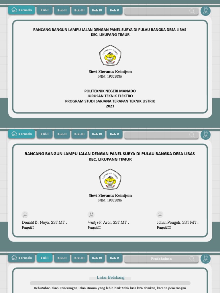 Lampu Jalan Surya di Desa Libas | PDF | Griya & Taman