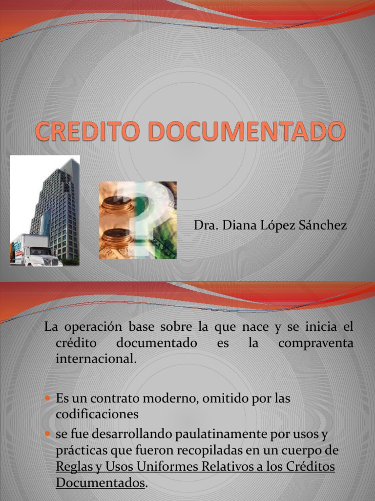 Credito Documentado Bancario | PDF | Carta de crédito | Bancos