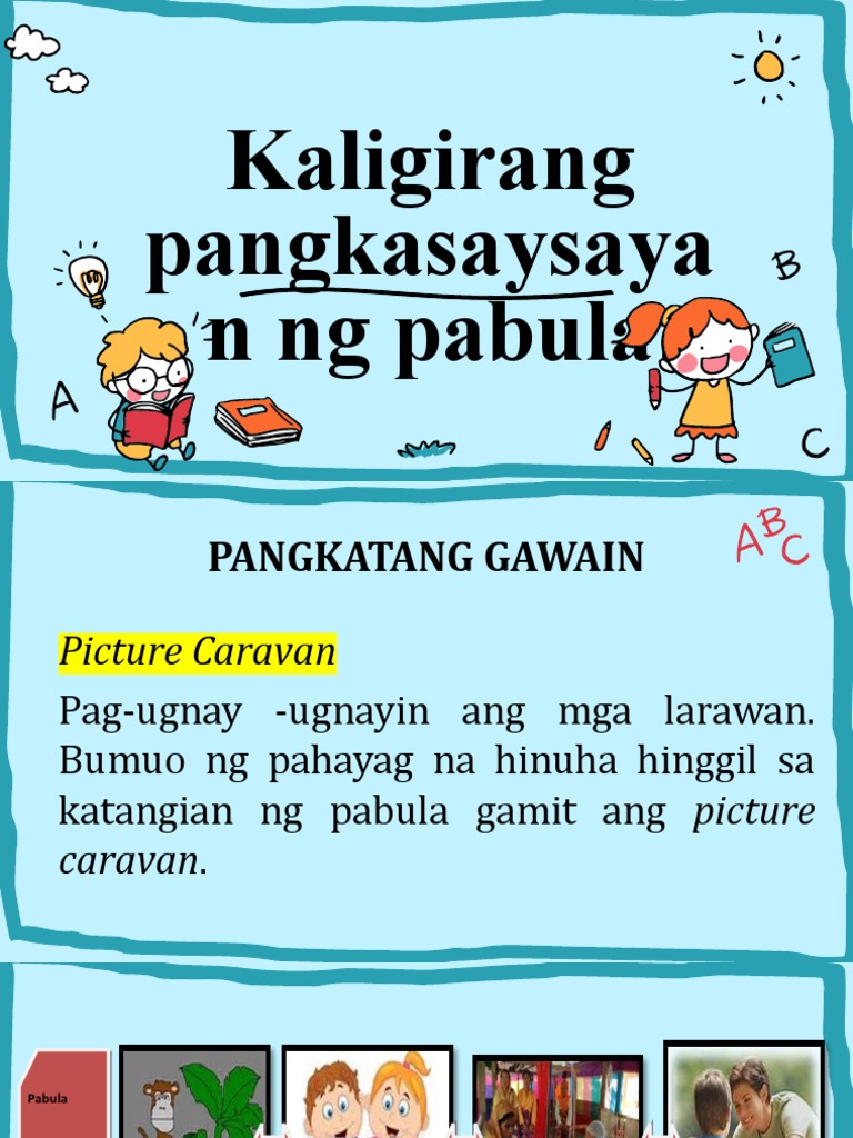 Filipino-7 q1 PPT Week-3 Pabula | PDF