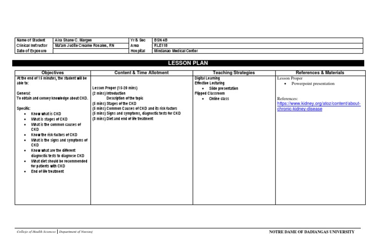 5 Lesson Plan Format | PDF | Career & Growth | Self-Improvement