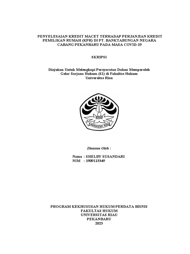 Skripsi Fix 1 Shelby Edit 0208 Pdf