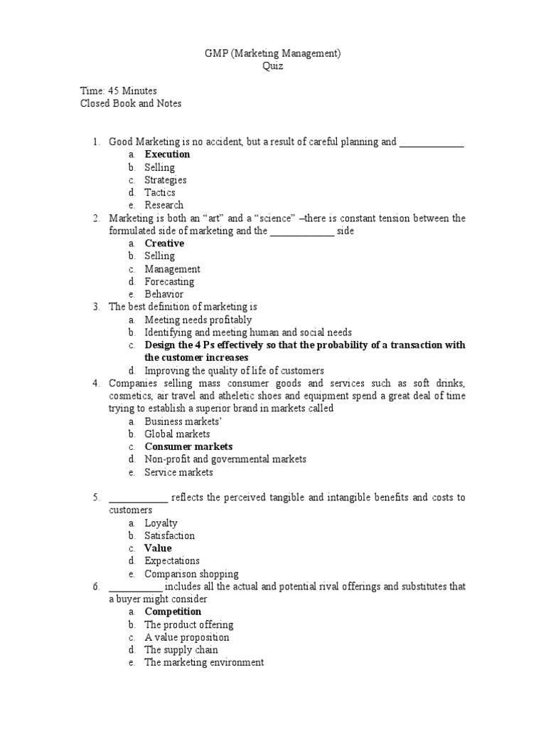 Quiz 2 Answer Key | PDF