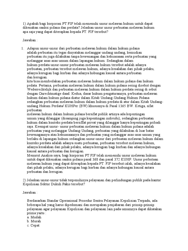 TAP Diskusi 3 | PDF | Hukum