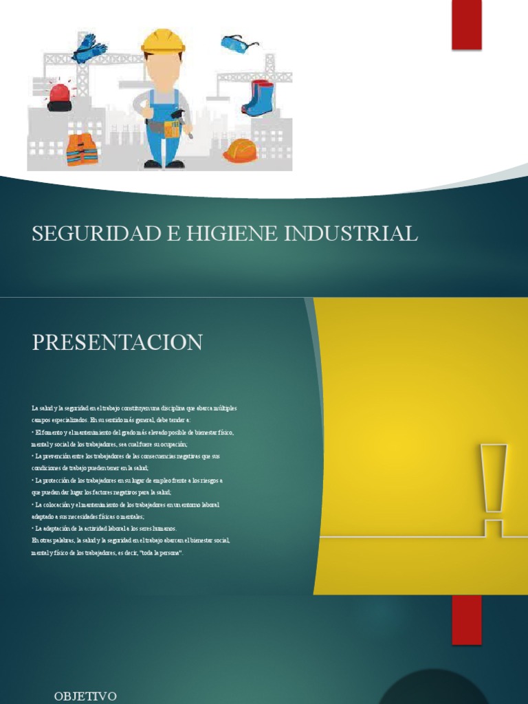 Seguridad e Higiene Industrial | PDF | Seguridad y salud ocupacional | Higiene Ocupacional