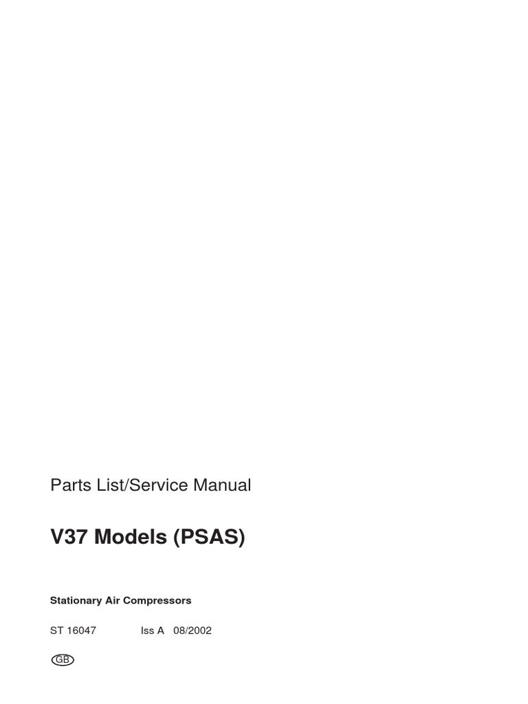 Hydrovane V37 RS (PSAS) Ersatzteileliste | PDF | Valve | Screw
