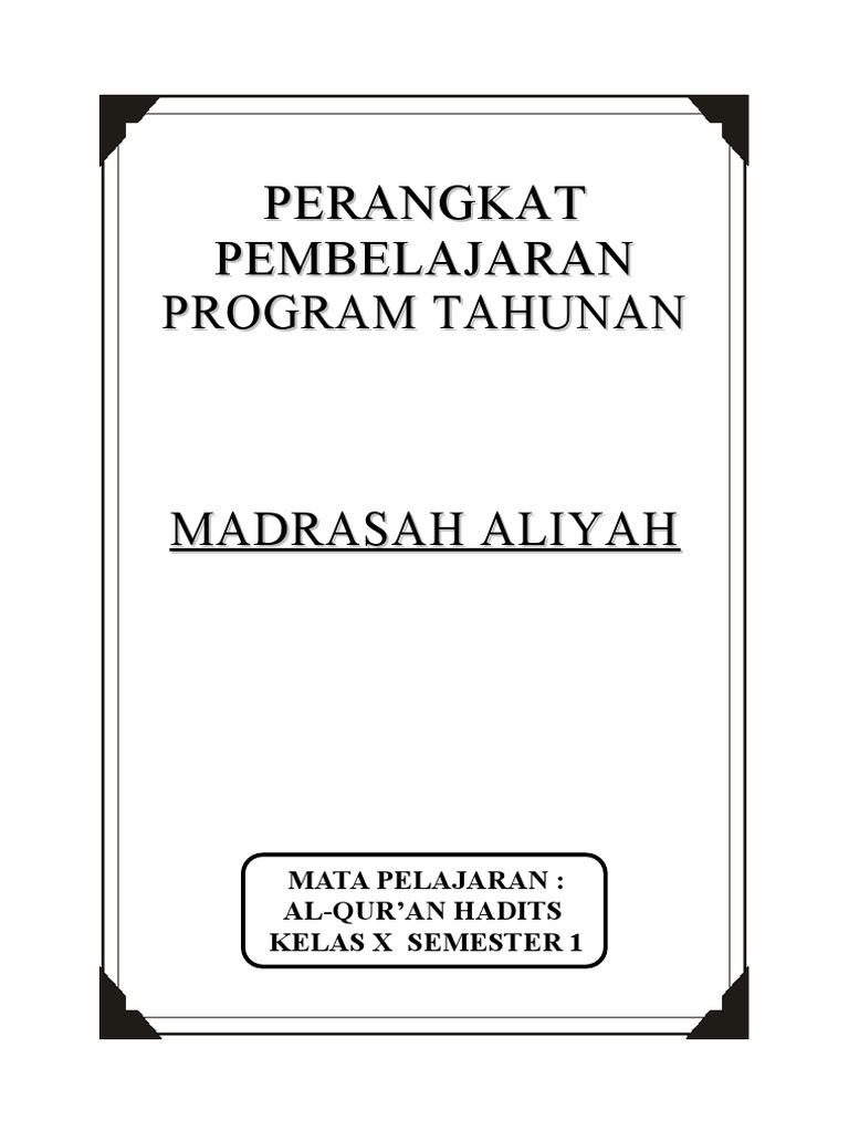 Protah Qurdis Ma X-Xii, 1-2 | PDF