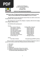 Resolution No. 019 Requesting Multi Purpose Building | PDF