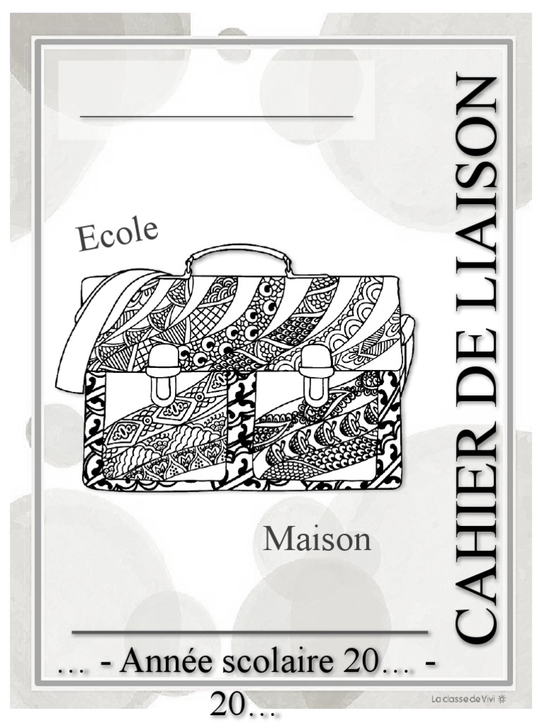 Mes-pages-de-garde-Trame-modifiable-2021-2022 | PDF