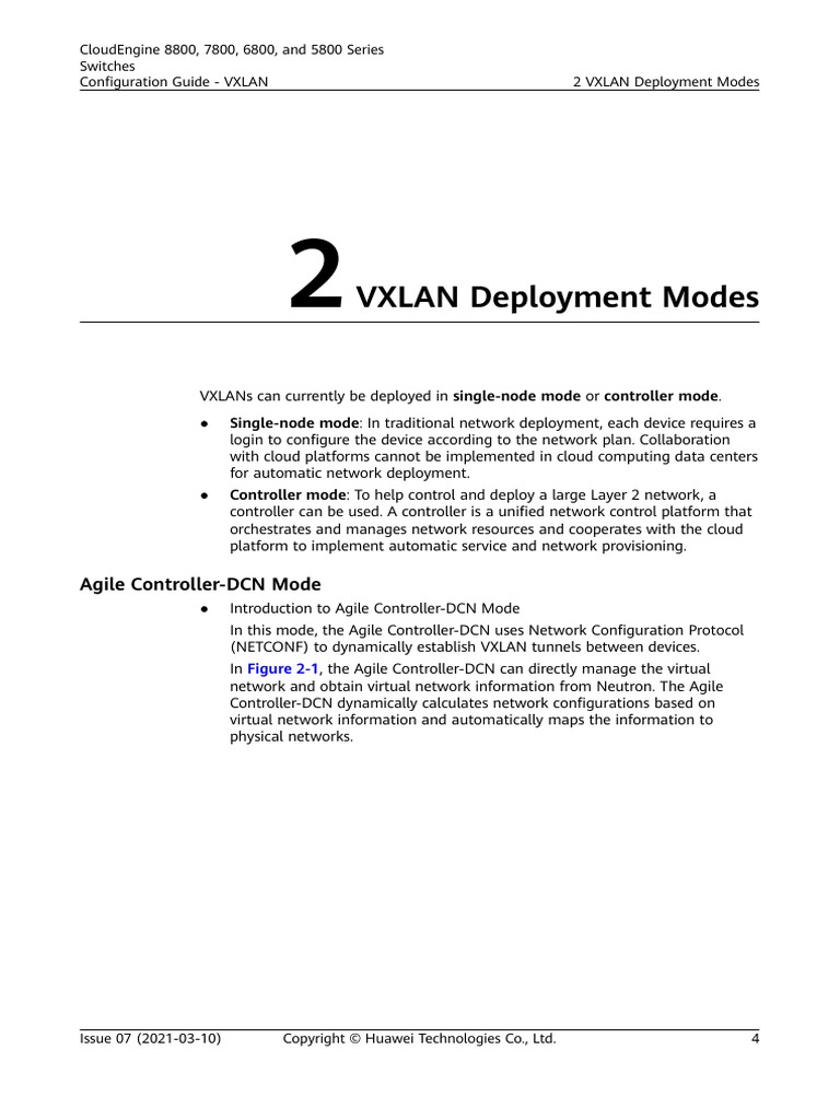 01-02 VXLAN Deployment Modes | PDF | Computer Network | Cloud Computing