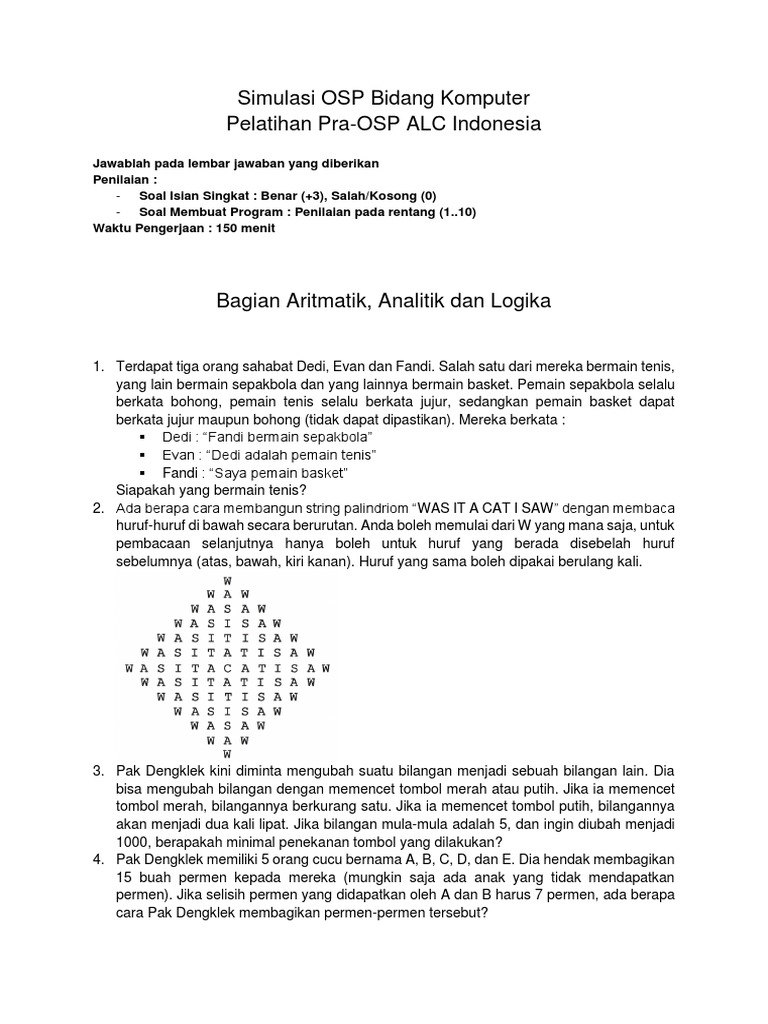 Simulasi OSP - All | PDF