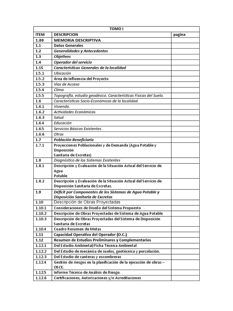 Indice Numerado | PDF