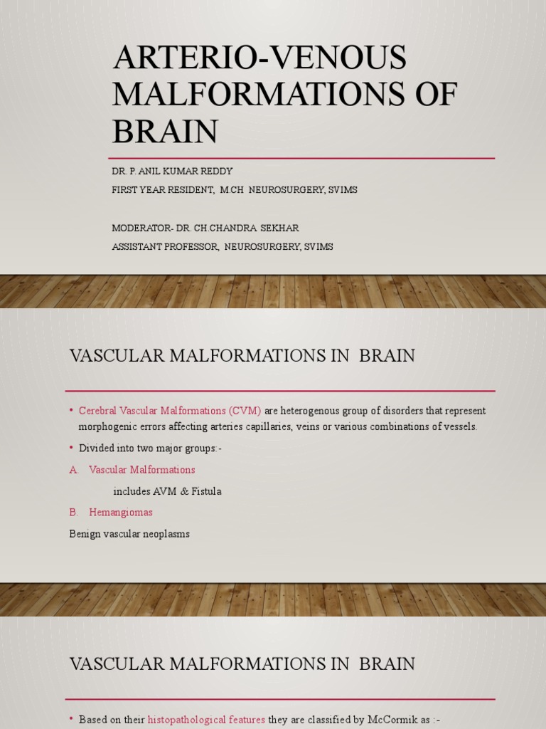 Arterio-Venous Malformations | PDF | Vein | Diseases And Disorders
