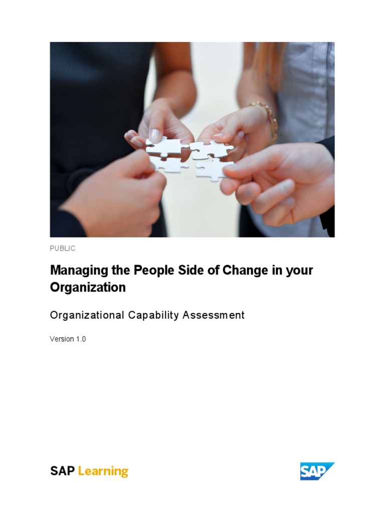 Organizational Capability Assessment - Questionnaire | PDF | Change ...