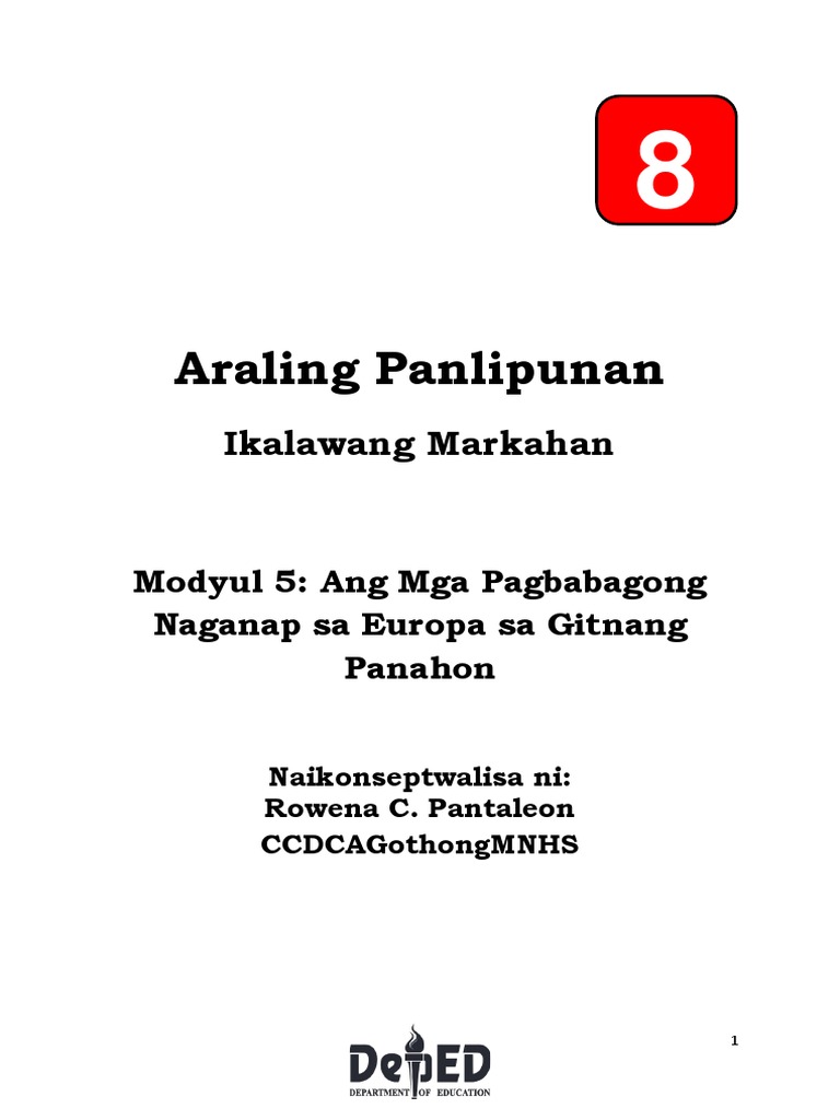 2nd-Quarter Modyul-5 AP8 | PDF