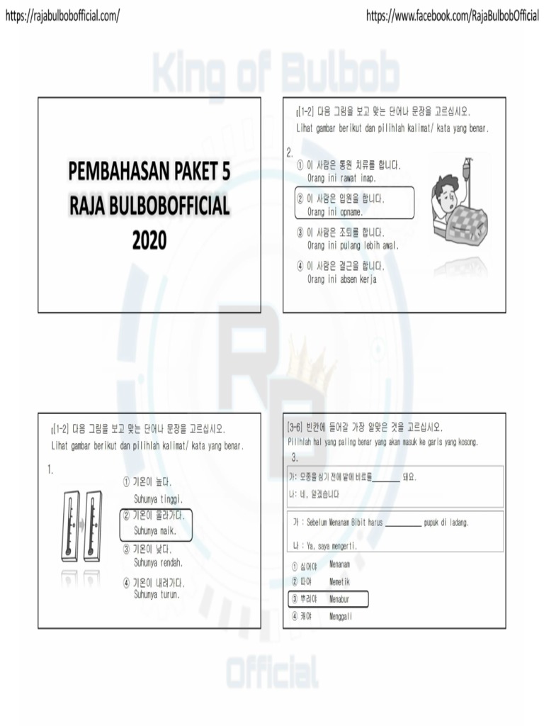 Pembahasan Tryout 5 | PDF