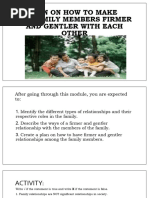 Personal Development 2nd Quarter Module 1 | PDF | Love | Friendship